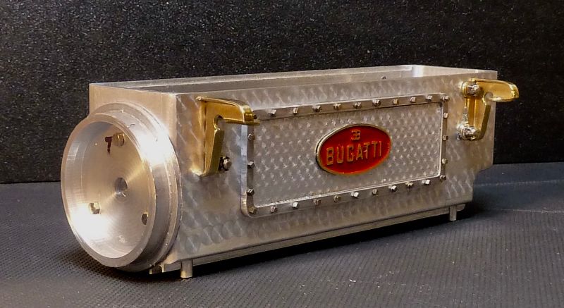 Shel Urlik's, 1/8" Scale 1933 Bugatti 50T Engine in Aluminum - Model ...