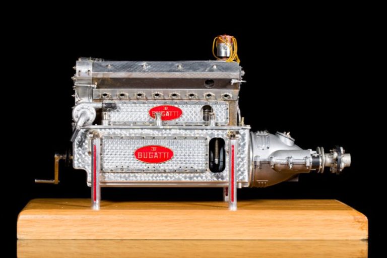 Shel Urlik's, 1/8" Scale 1933 Bugatti 50T Engine in Aluminum - Model ...